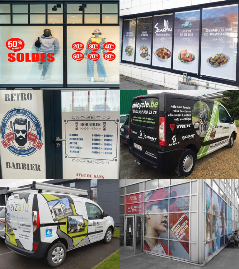 Vinyle autocollant Tunisie - Découpe et impression de vinyle